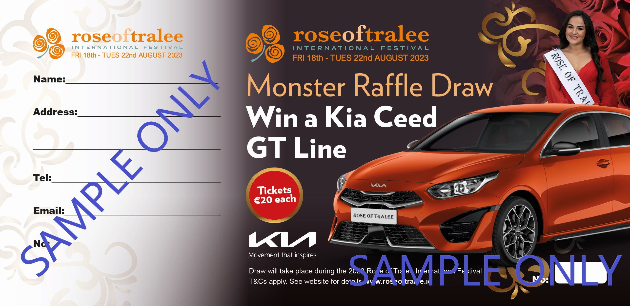 Monster Raffle 2023 – Rose of Tralee